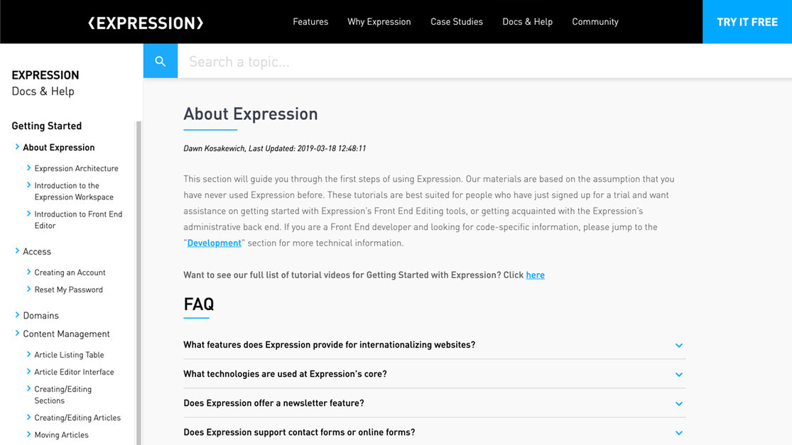 Learn the general concepts needed to work with our platform | Expression